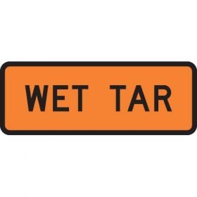 Wet Tar Sign – Level 1 | Safety Signs Direct