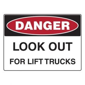 Look Out For Lift Trucks | Safety Signs Direct