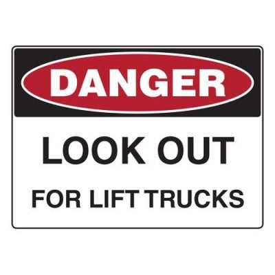Look Out For Lift Trucks | Safety Signs Direct