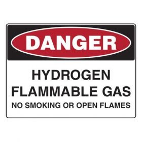 Hydrogen Flammable Gas | Safety Signs Direct