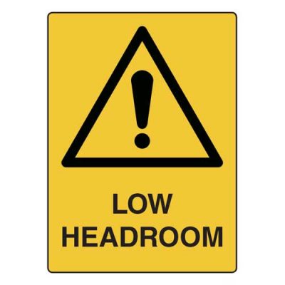Low Headroom | Safety Signs Direct