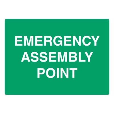 Emergency Assembly Point | Safety Signs Direct