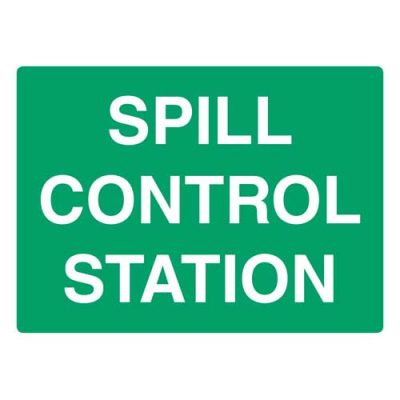 Spill Control Station | Safety Signs Direct