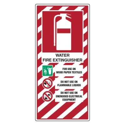 Water Fire Extinguisher | Safety Signs Direct