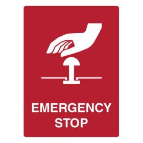 Emergency Stop | Safety Signs Direct