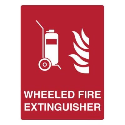 Wheeled Fire Extinguisher | Safety Signs Direct