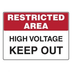 High Voltage Authorised Personnel Only | Safety Signs Direct