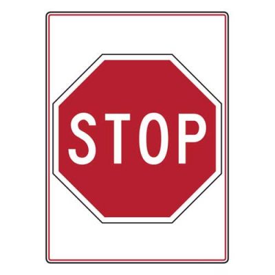 Priority Stop | Safety Signs Direct